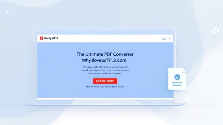 The Ultimate Free PDF Converter - ILovePDF3